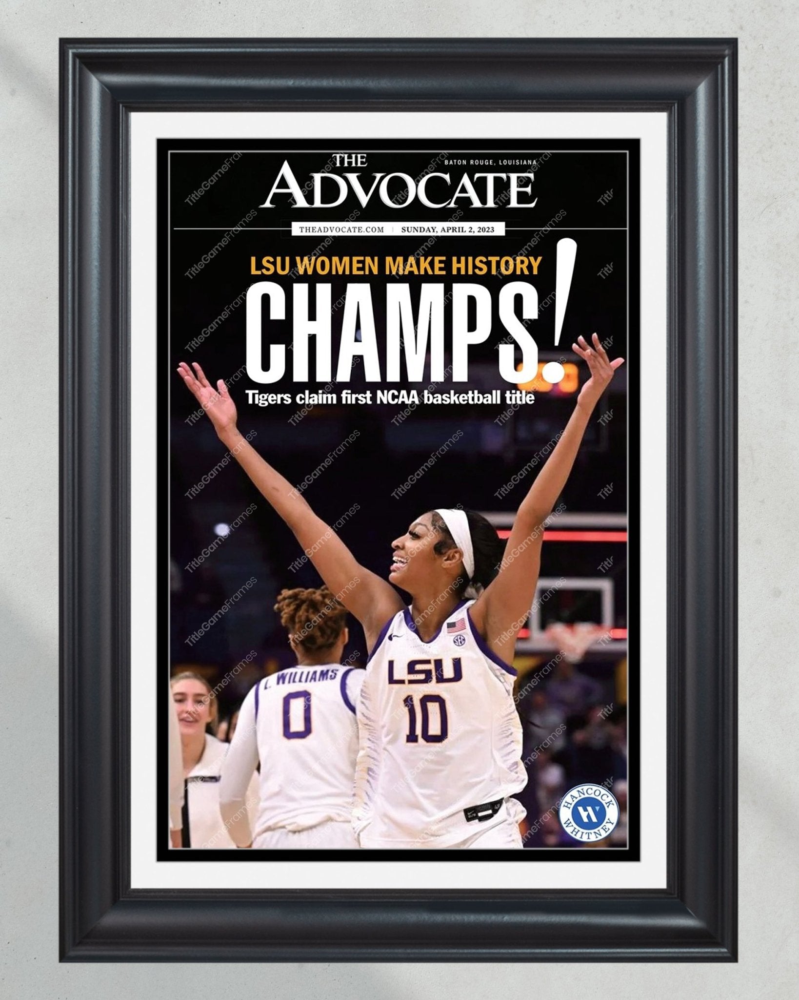 Louisiana LSU Tigers NCAA – Title Game Frames
