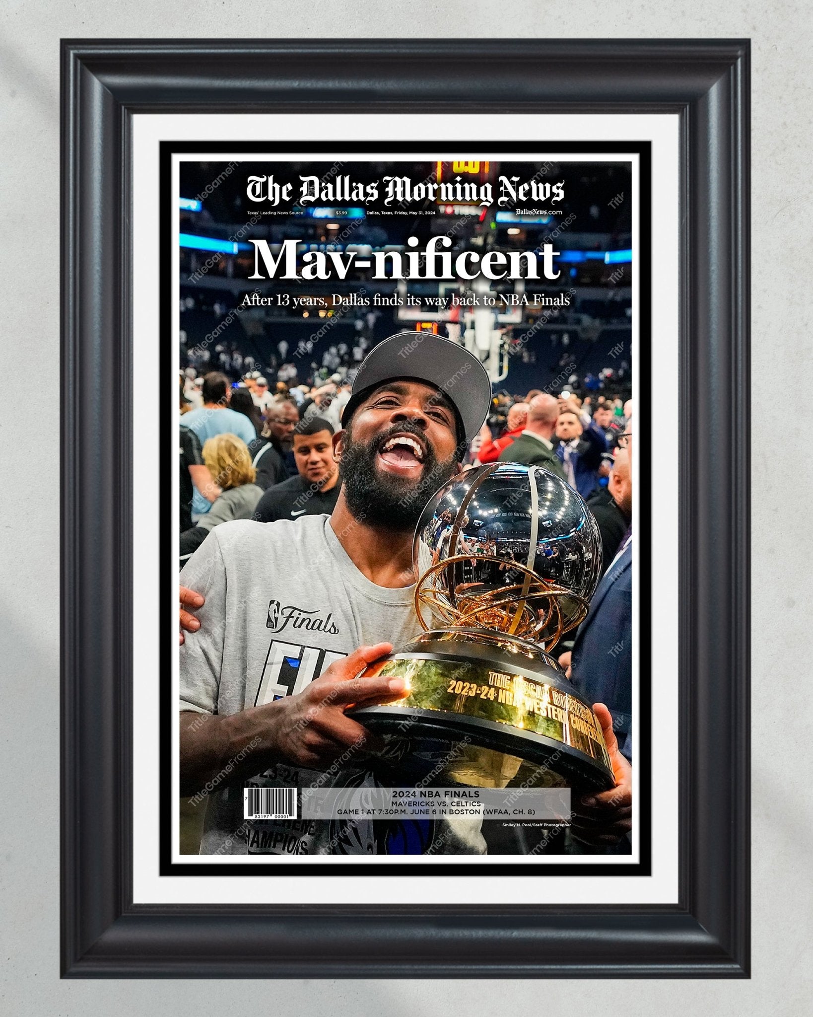 2024 Dallas Mavericks Western Conference Champions Commemorative Newsp ...