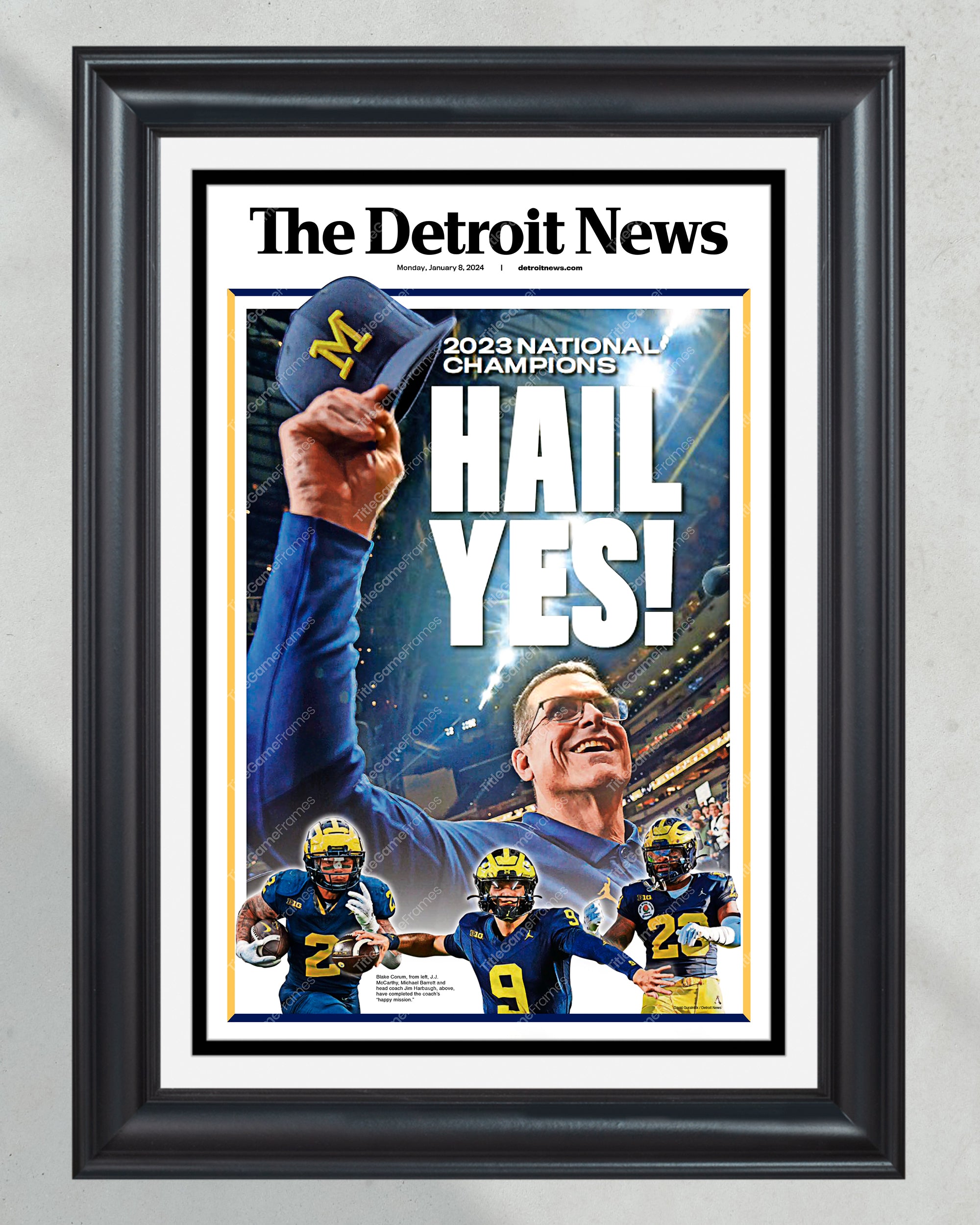 Michigan Wolverines NCAA – Title Game Frames