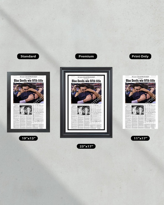 2015 Duke Blue Devils NCAA College Basketball National Champions Frame ...