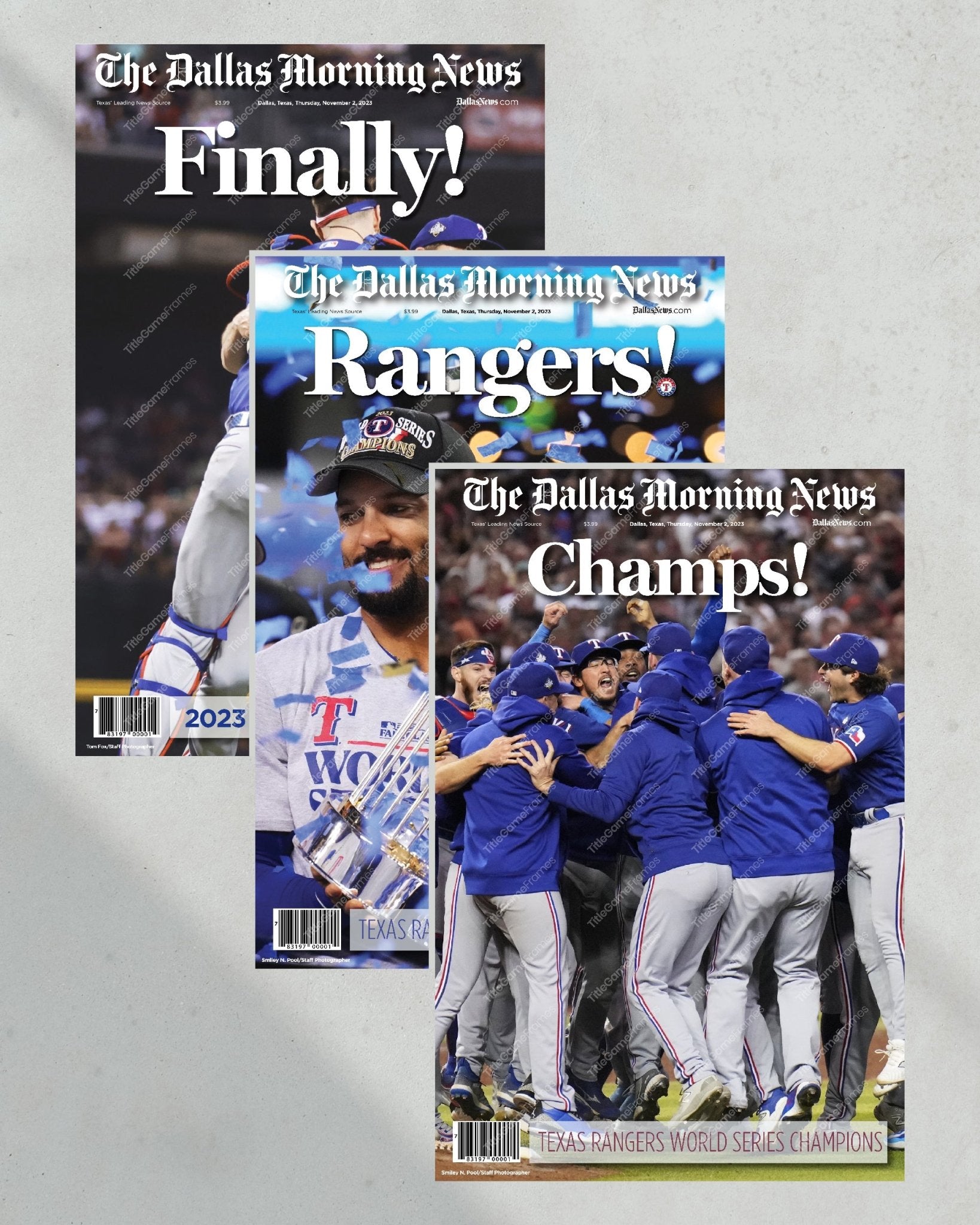 2023 Texas Rangers World Series Champions Collector’s Set - Limited ...