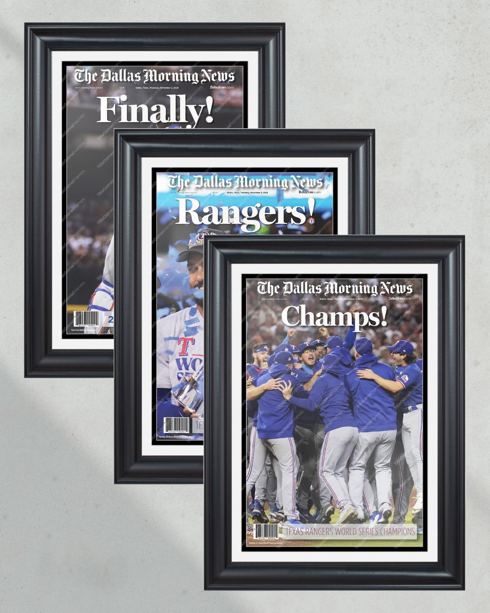 2023 Texas Rangers World Series Champions Collector’s Set - Limited ...
