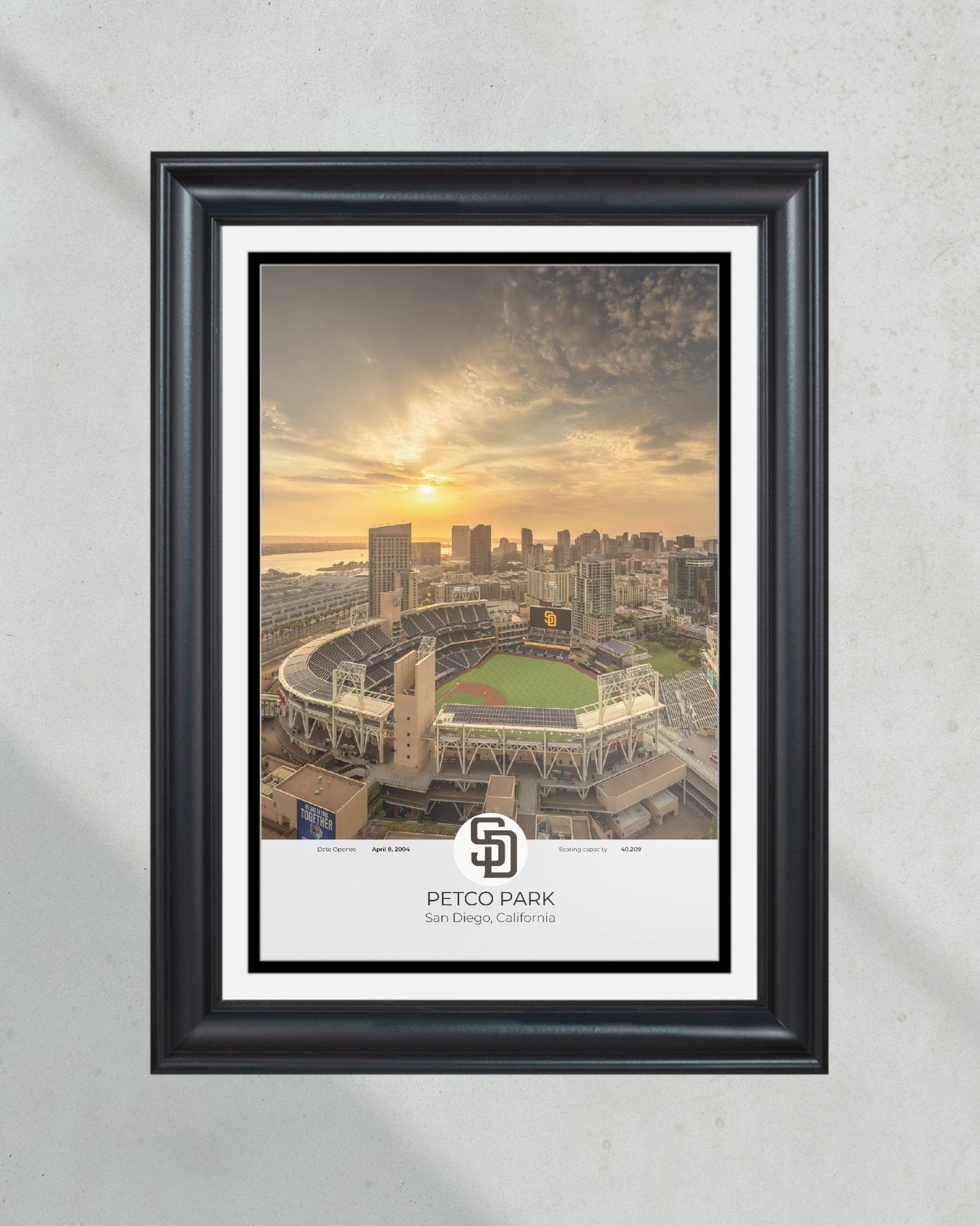 San Diego Padres Petco Park Framed Print – TitleGameFrames.com